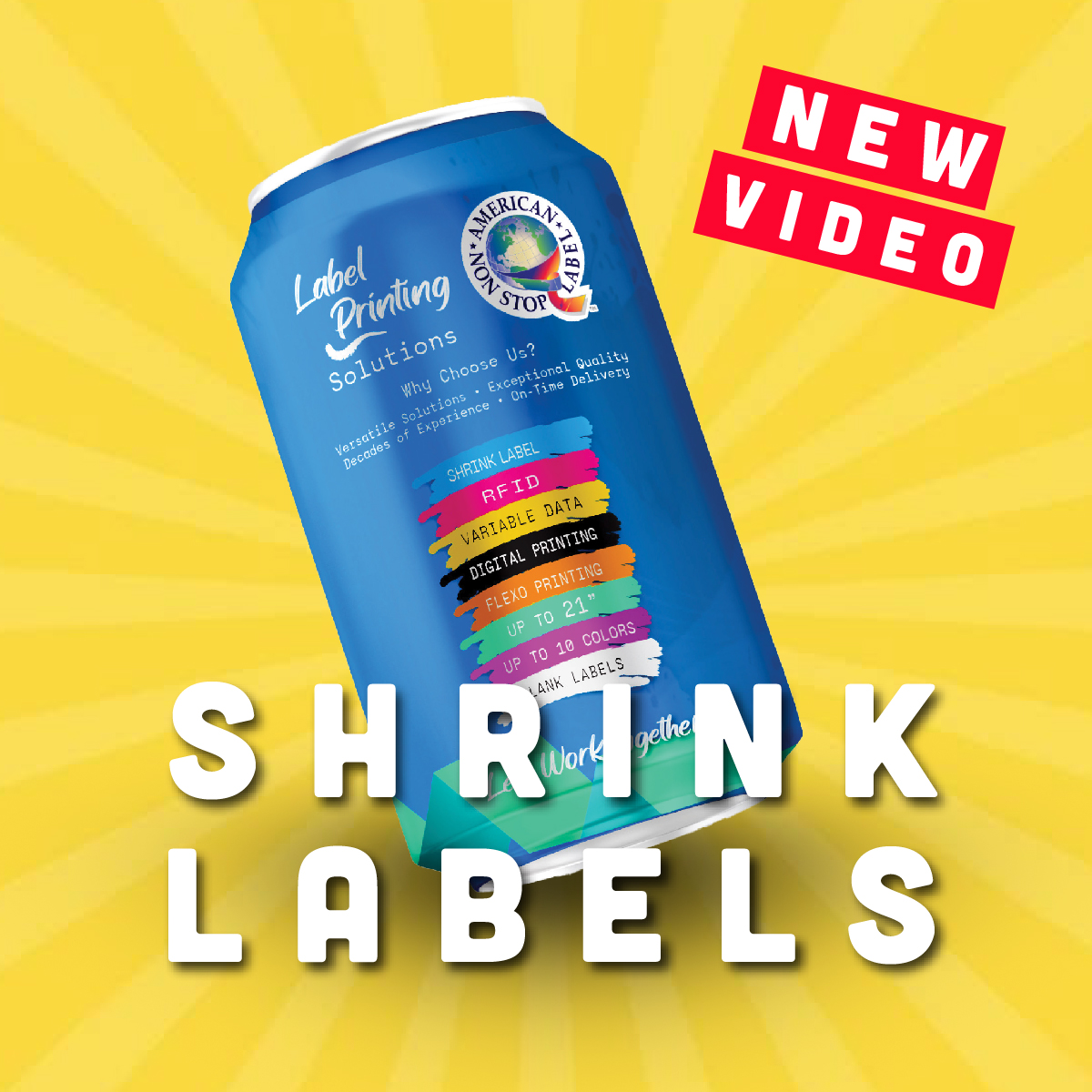 Shrink Sleeves - American Non Stop Label Corp